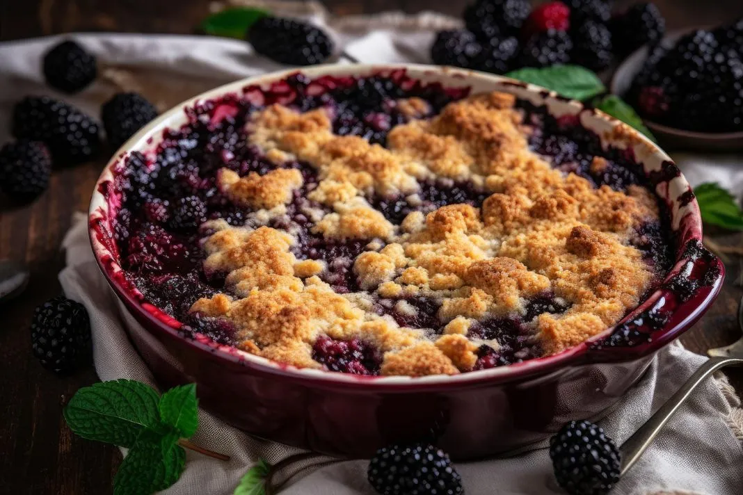 Black Raspberry Cobbler